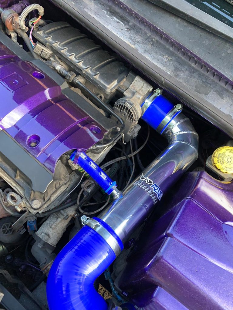 Citroen C2 Induction Kit - Engine bay styling