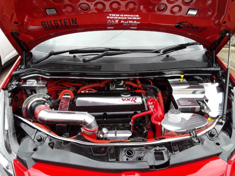 CORSA D 1.6 VXR FULL GROUP PIC, SHOW CAR - Engine bay styling